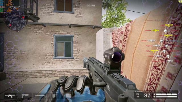 Warface (часть 2) - тест A8-5500 8 GB DDR3 GT 740 (2 GB DDR3)