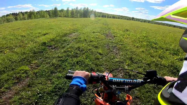 в 7 лет на детском питбайке 2й выезд, часть2 MotoLand CRF 10 (70cc AT)