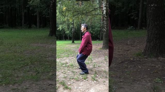 ПРИСЕД в статике - руки на бёдрах.mp4