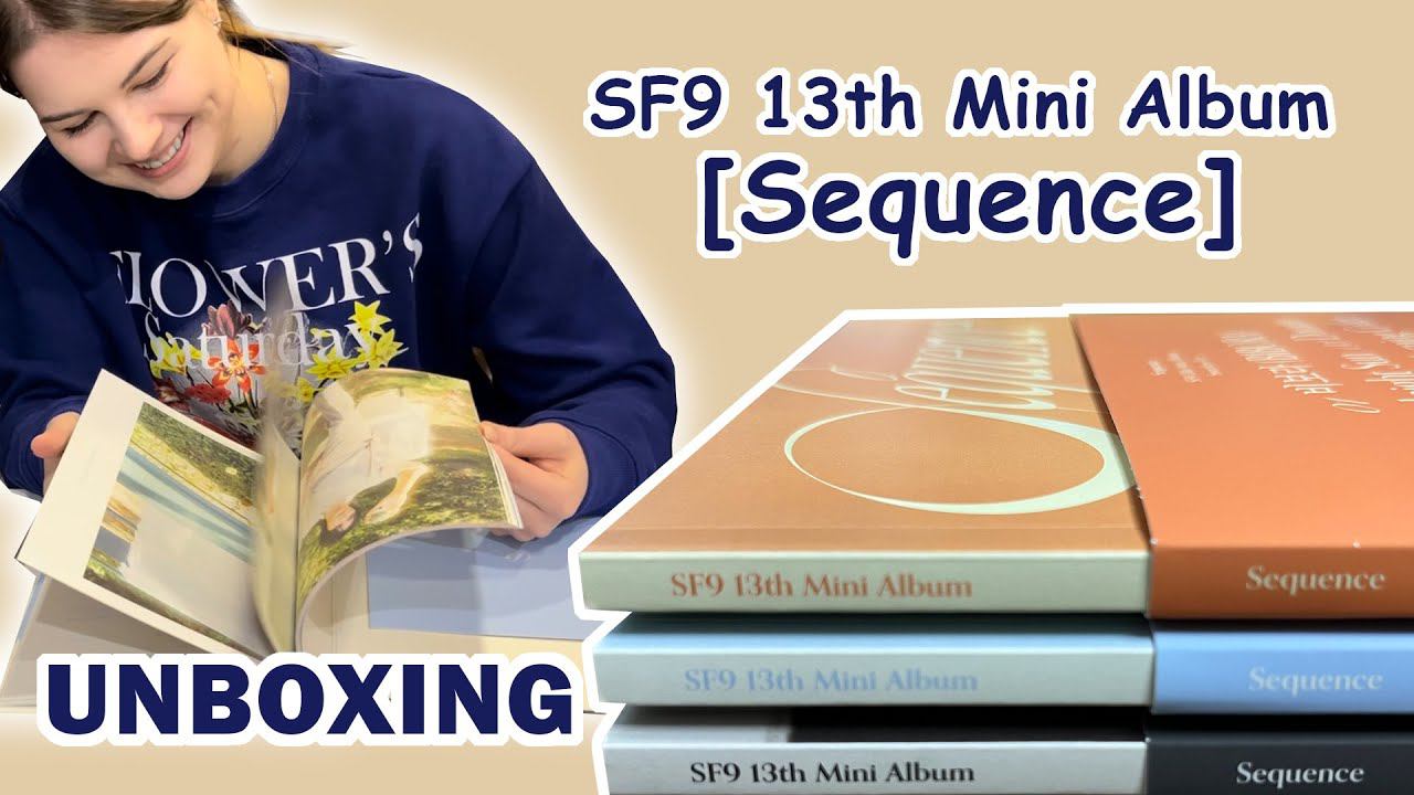 РАСПАКОВКА АЛЬБОМА SF9 - Sequence / SF9 13TH MINI ALBUM Sequence UNBOXING
