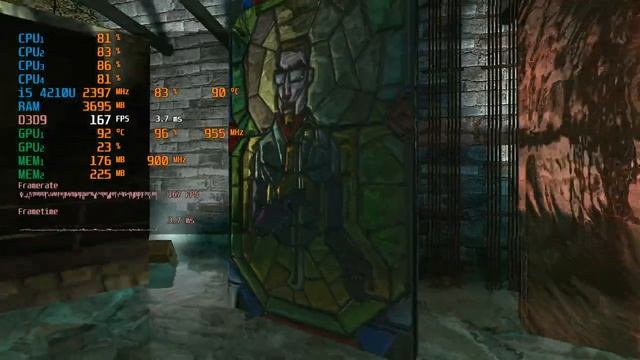 Counter-Strike_ Source i5 4210U NVIDIA GeForce 820M 6GB DDR3 1600 BGA 1168 1600x900 MEDIUM SETTINGS