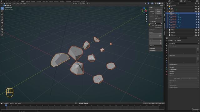 4. Creating Low Poly Rocks - Part 2