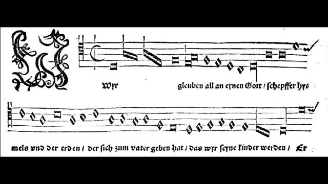 Wir glauben all an einen Gott