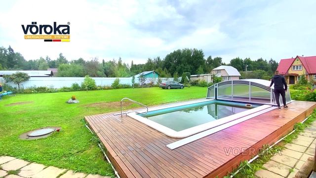 Павильон для бассейна модель CARAT Сотовый поликарбонат