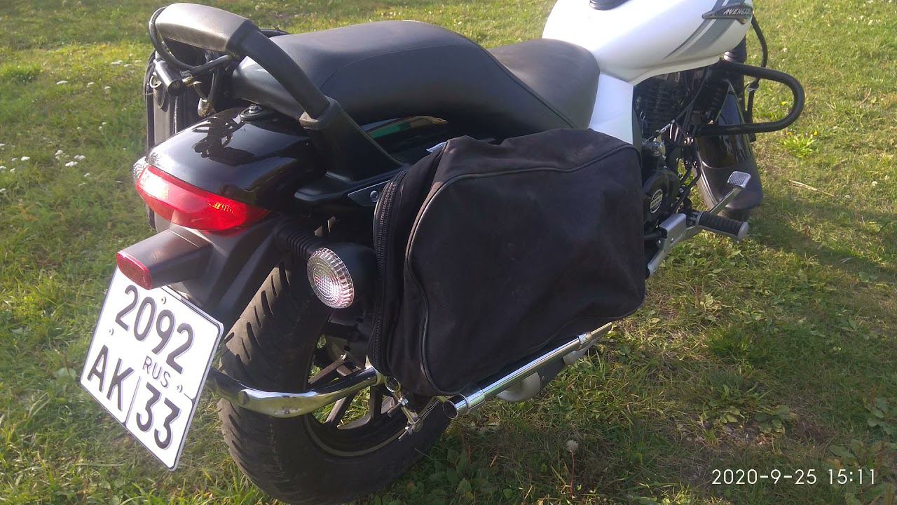 04.2021 Багажник на мотоцикл Bajaj Avenger street 220.
