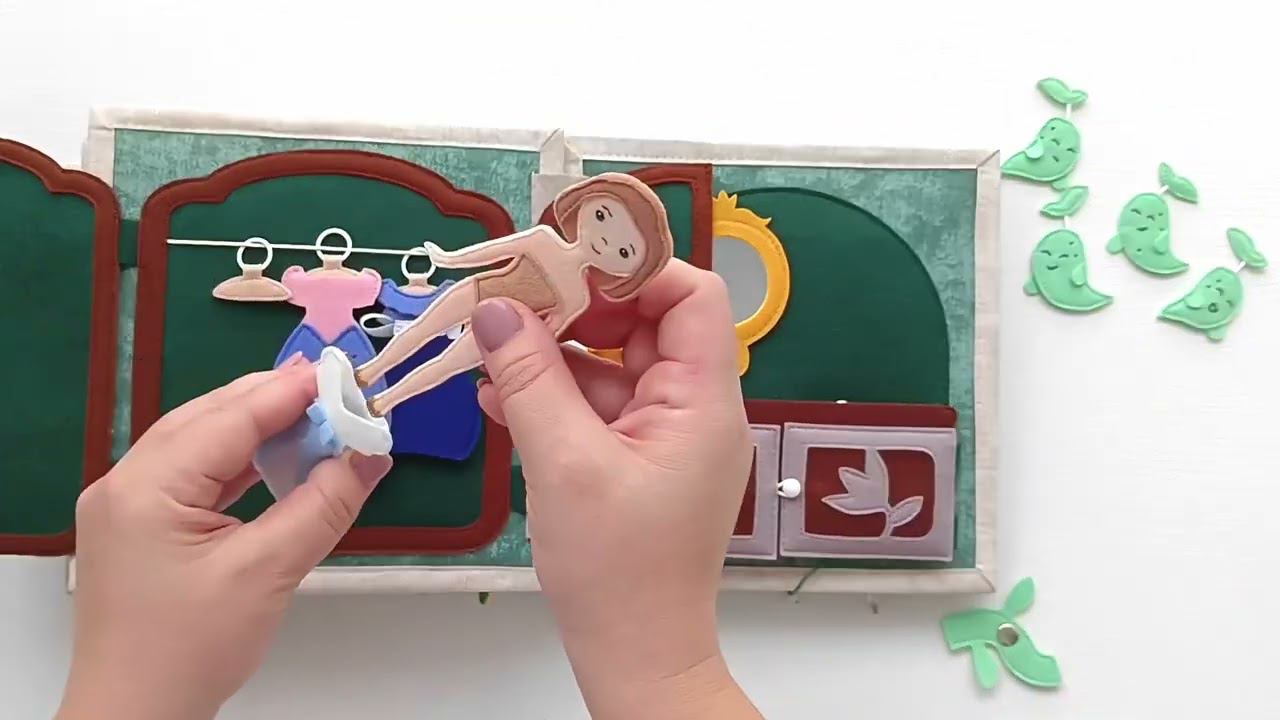 Таинственный замок. Книга - игрушка для девочек.