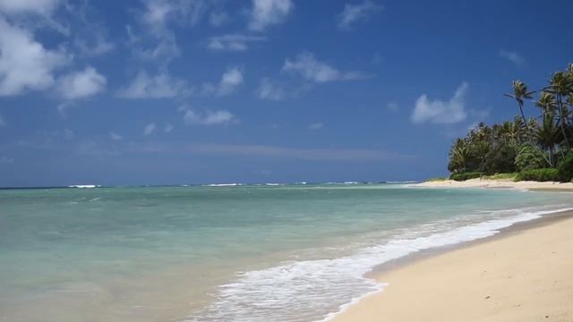 Прибой океана с музыкой для медитации, расслабления