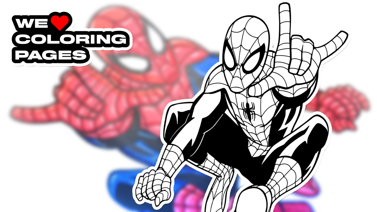 #82 Человек-Паук Раскраска | МЫ ❤️ РАСКРАСКИ