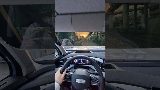 Лучшее что я видел в автомобилях за последнее время!! #Geely #Atlas крут! #автомобили #Китай #дорога