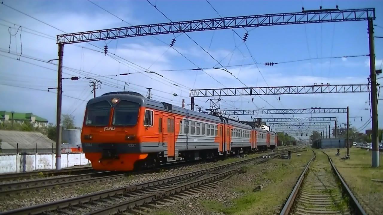 РЖД ЭД9М-0227 Армавир-1 - Краснодар-1