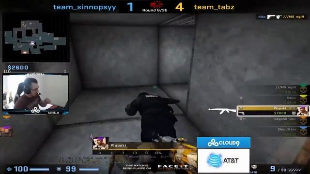 Реакция про на игру NiKo