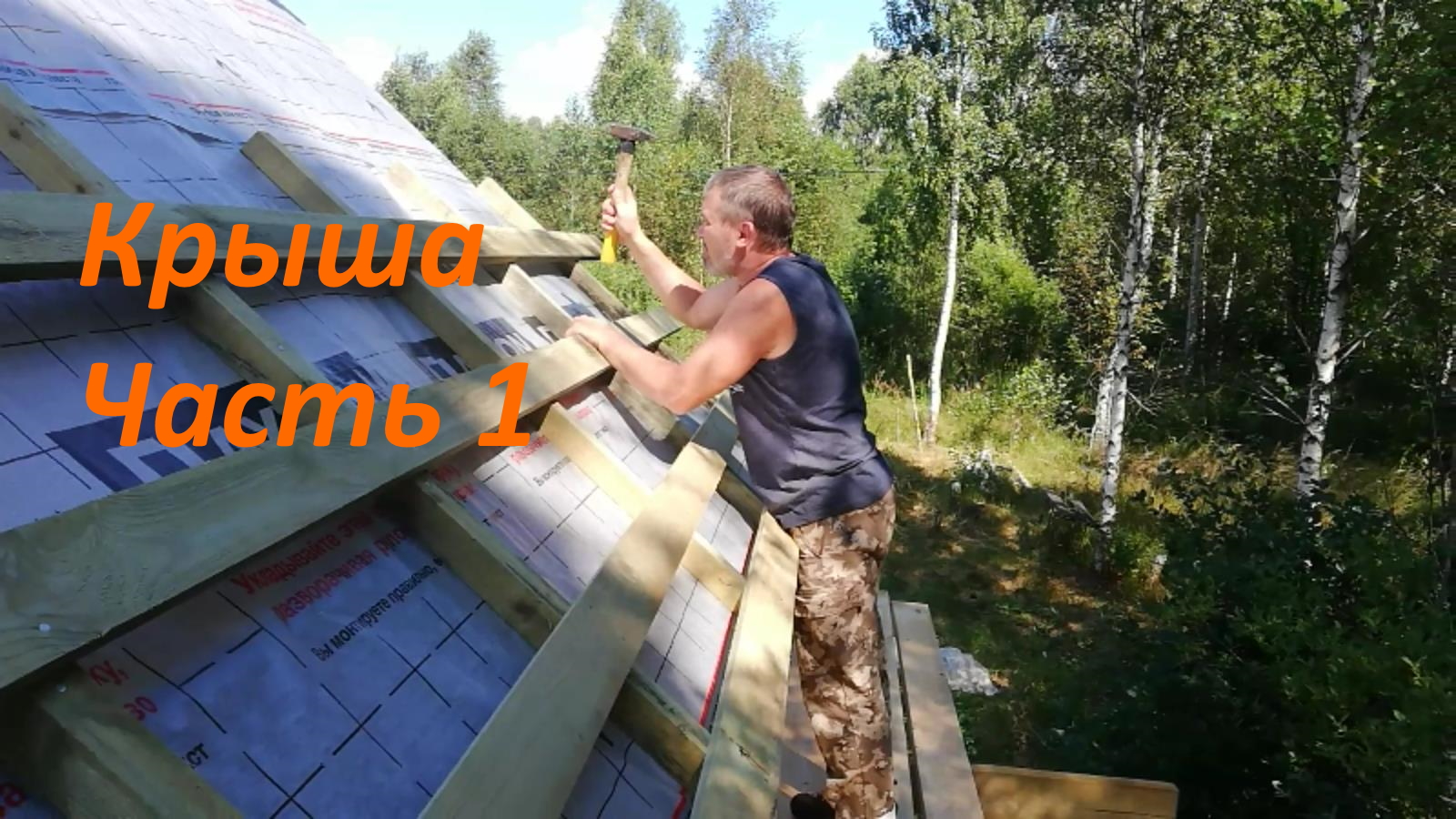 Крыша из металлочерепицы своими руками, часть 1. Грядка Апельсин через год