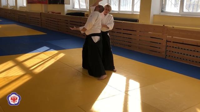 Ирими наге с удержанием. Наталья Руднева, 6 дан айкидо Айкикай. Пермь. 2021 г.