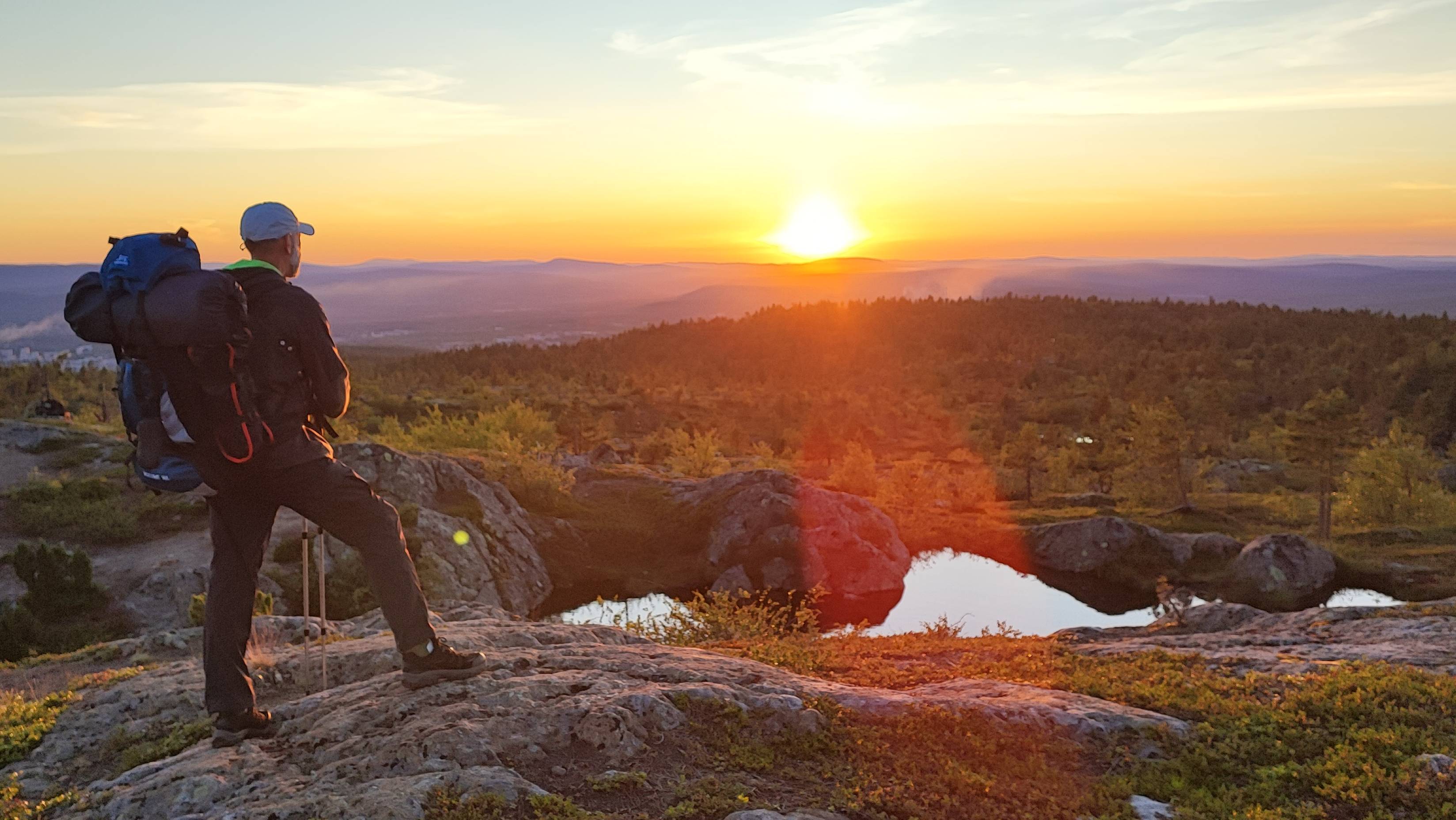 Восхождение. Гора Волостная. Кандалакша. Кольский полуостров.
