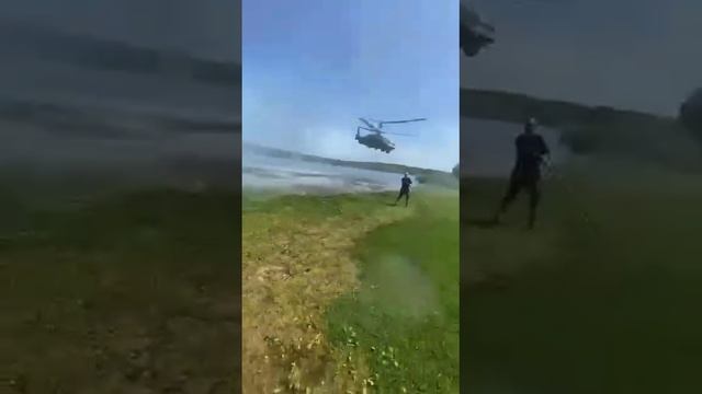 КА-52 на речке