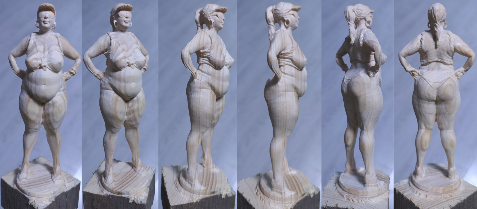 Обработка статуэток на фрезерном станке с ЧПУ (Power Mill)