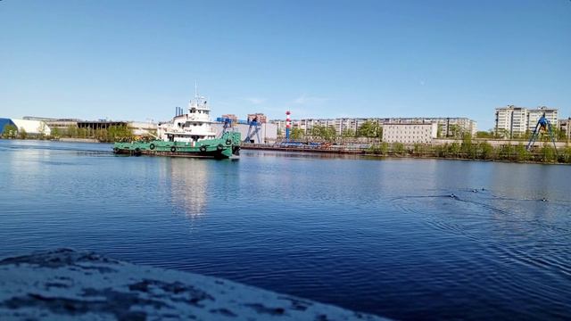 толкач отправляется на работу