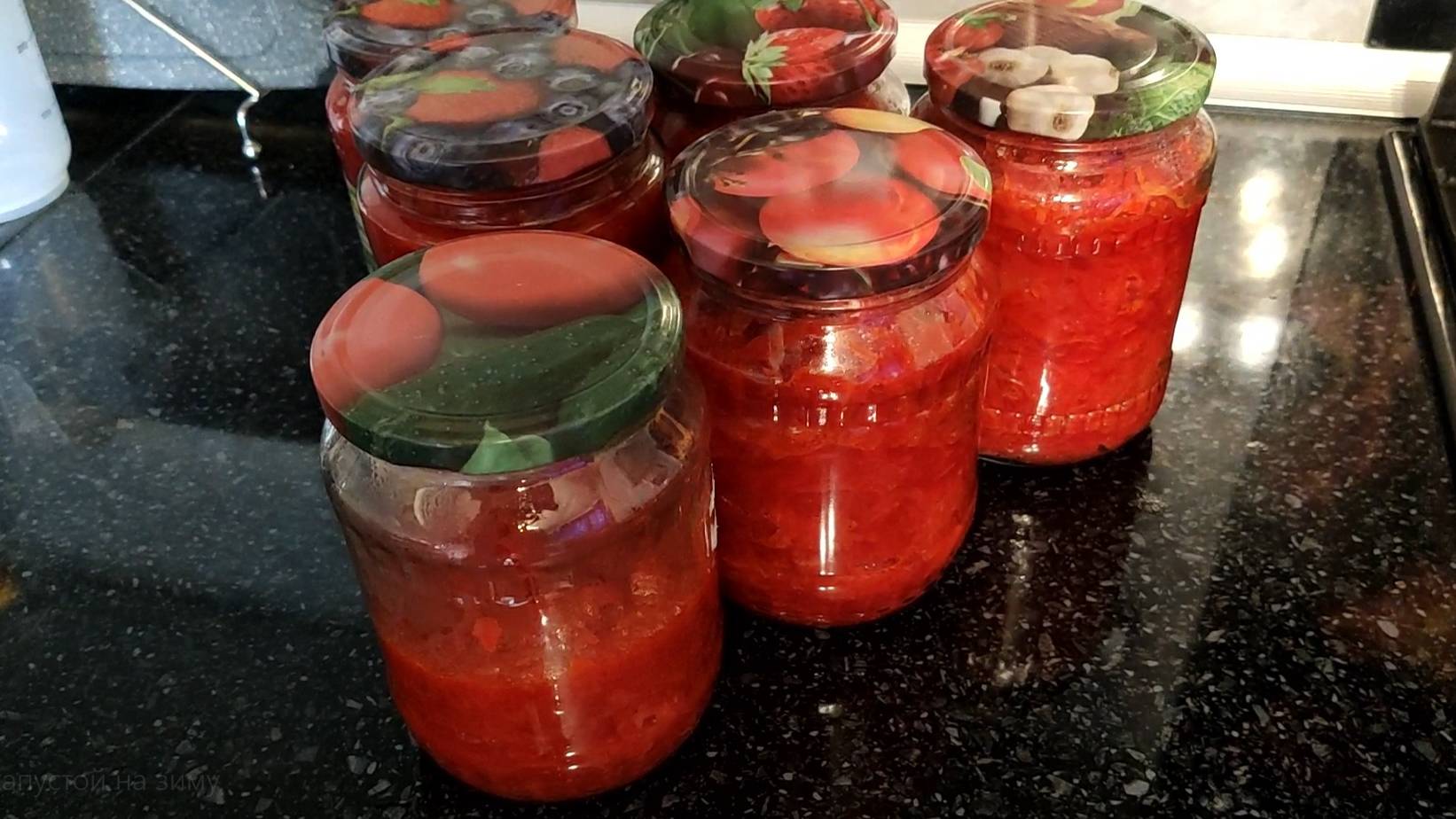 Борщ с капустой на зиму