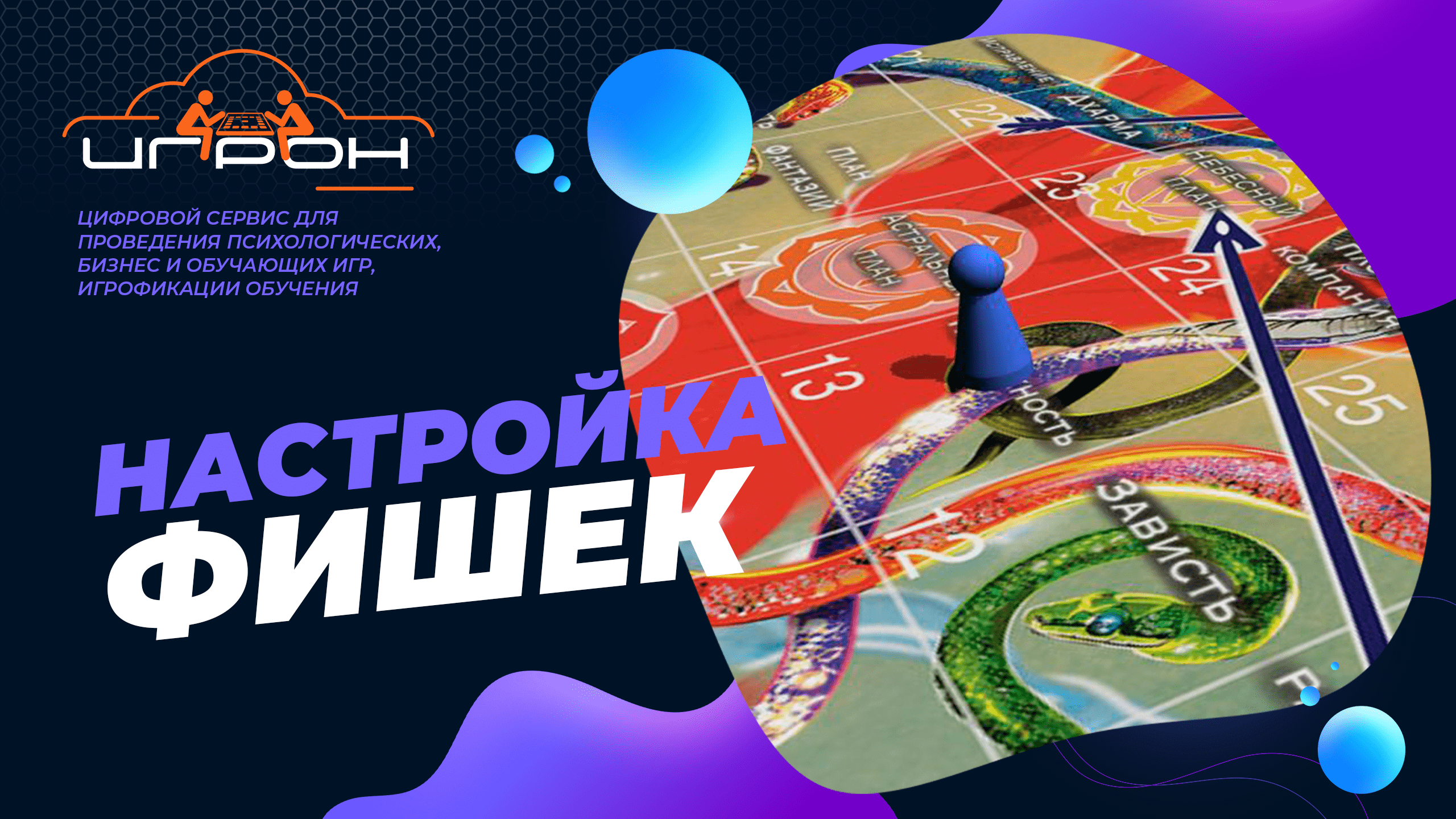 Настройка игровой фишки в шаблонах игр на платформе Игрон - сервис