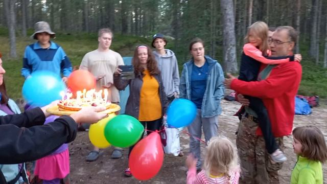 День рождения адмирала Сергея (р.Чирка, Карелия)