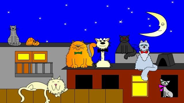 Весеннее обострение. Коты в марте. Прикольно.