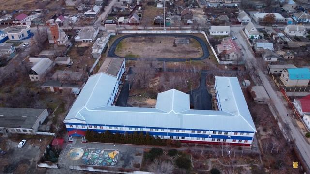 Суровикино сверху. Полет над школой №3. 2021 год.