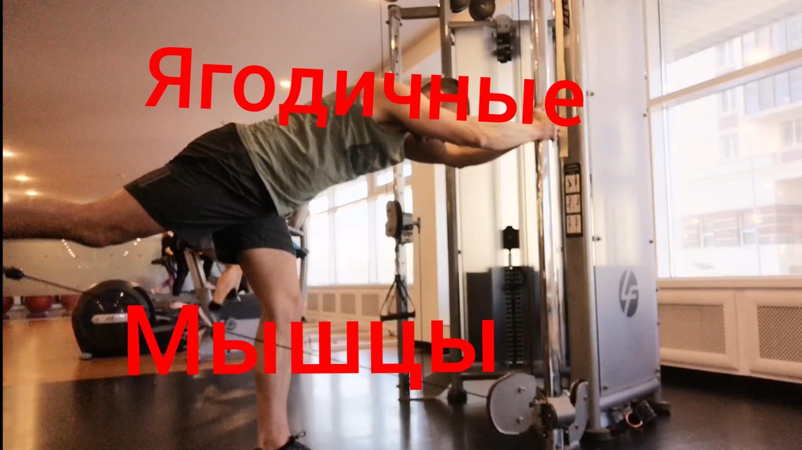 Отведение ног в кроссовере/Ягодичные мышцы