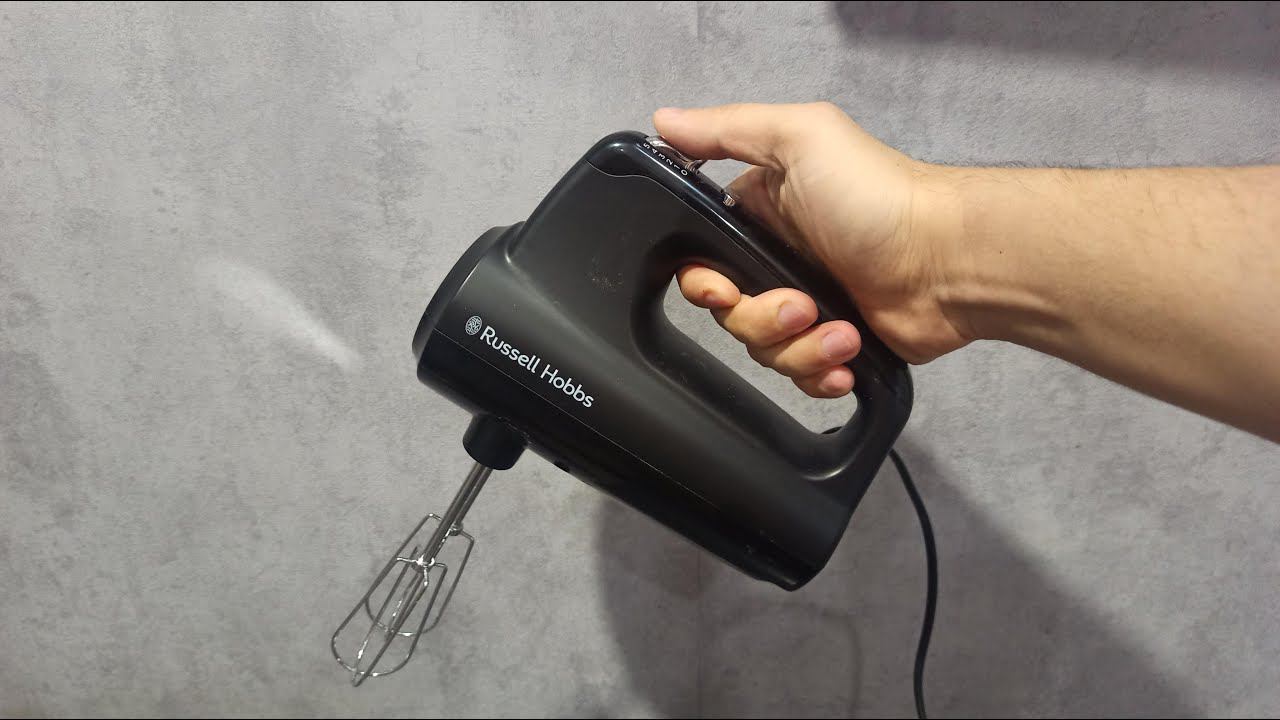 Распаковка миксера Russell Hobbs 24672-56/RH Matte Black Hand Mixer