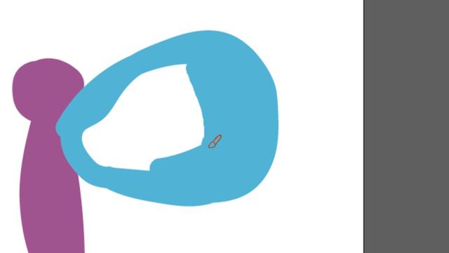 Рисуем бабочку детям часть 4