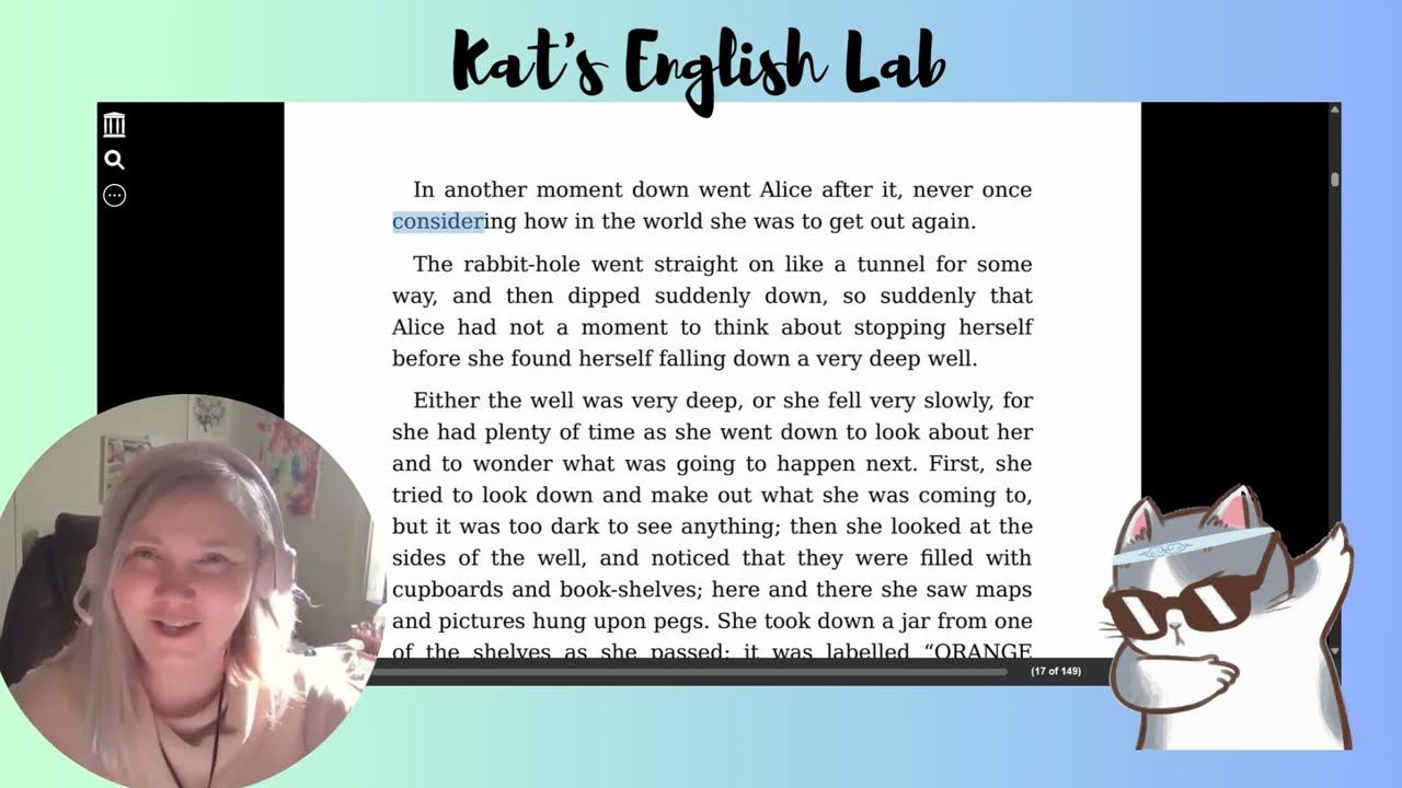 Alice in Wonderland. Алиса в стране чудес. №5. Чтение на английском, произношение, грамматика, слова