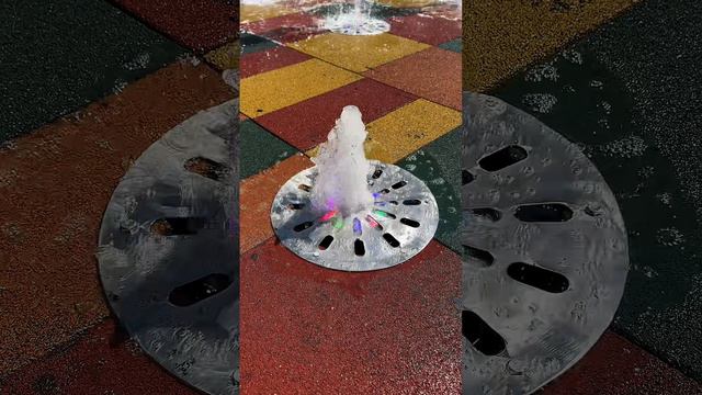 Пешеходный фонтан в Черемхово #фонтан #фонтаны #городскойпейзаж #водныепроцедуры #городскаясреда