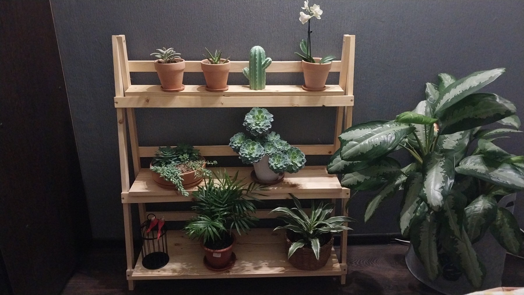 Стеллаж лесенка своими руками