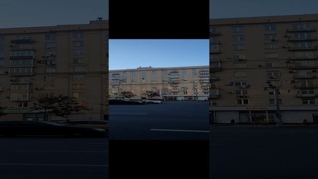 вечерний Кутузовский проспект, Москва, сентябрь 2022