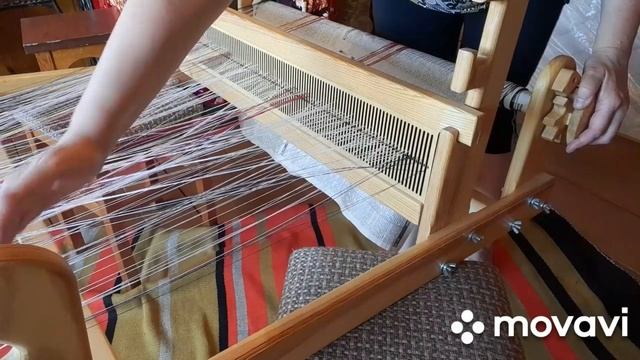 Ткачество. Намотка основы.