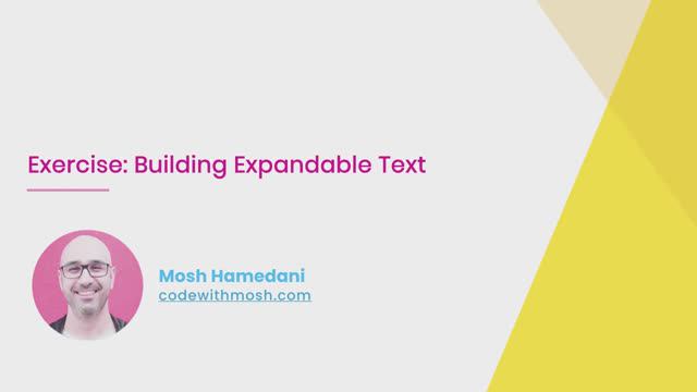 4 - 17 - Exercise- Building Expandable Text