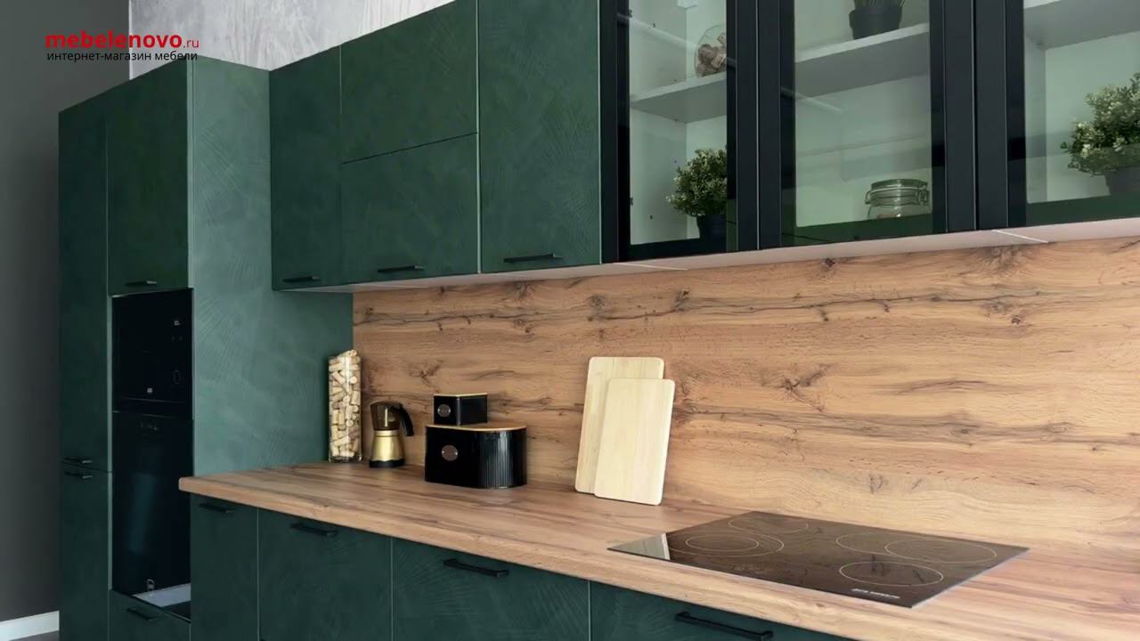 Модульная кухня Фенис Палм Грин