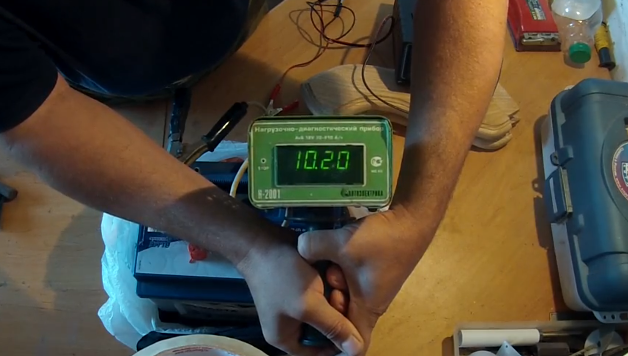 Нагрузочно-диагностический прибор Н-2001 для проверки АКБ