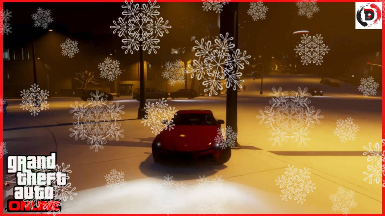 Зимний дрифт в GTA ONLINE #8