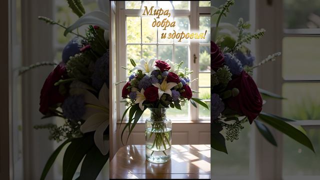 Шикарный букет от Нейросети / AI Art: The Gorgeous Bouquet - M012