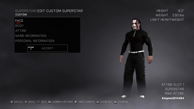 WWE 2K17 Jeff Hardy caw