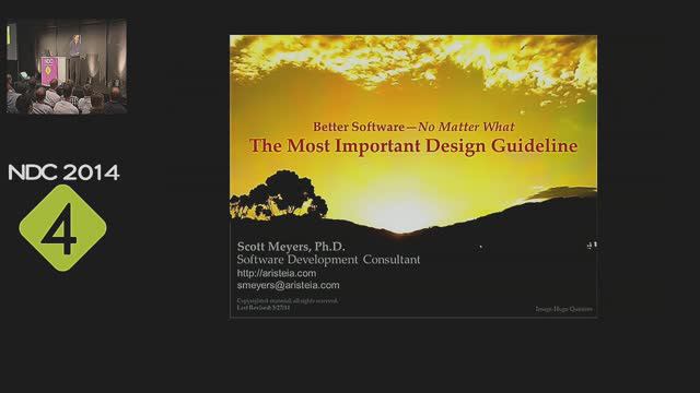 Scott Meyers - Better Software No Matter What (Part 1)