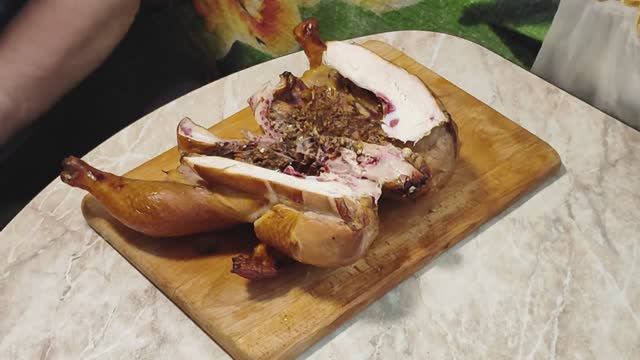 Курица горячего копчения в коптильне в домашних условиях