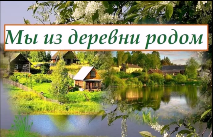 Клип мы из деревни родом.