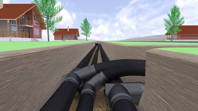 Теплотрассы Flexalen идеальное решение для коттеджей и загородных домов.