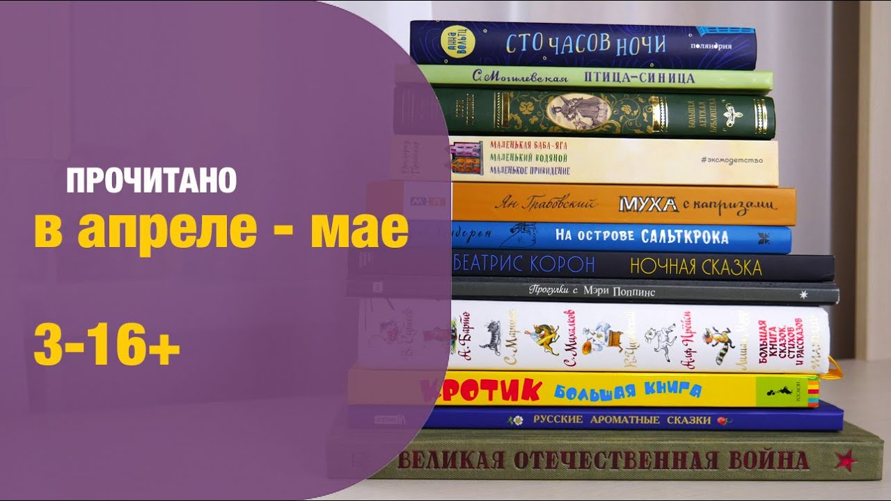Прочитано в апреле-мае 3-16+ | Детская книжная полка