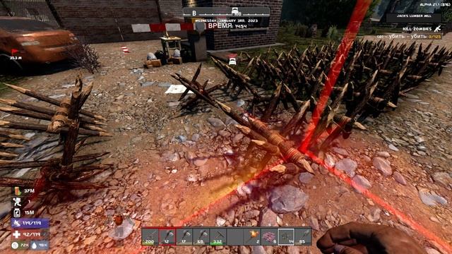 7 Days to Die A21 Ravenhearst С2 ч9 ОККУПИРОВАЛ лесопилку