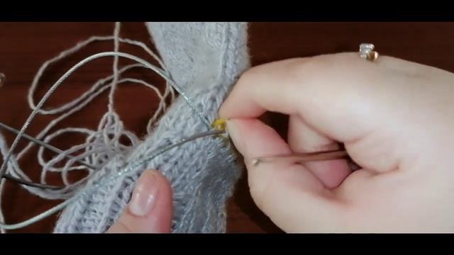 Носки на 2 спицах часть 2 (вязание для начинающих)