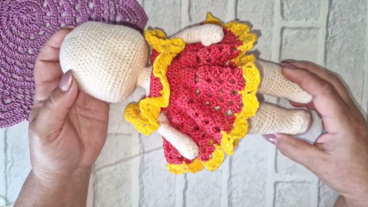 Скоро новая куколка!Что нужно, чтобы её связать/скоро мк на моем канале/вяжем с Верочкой Татариновой