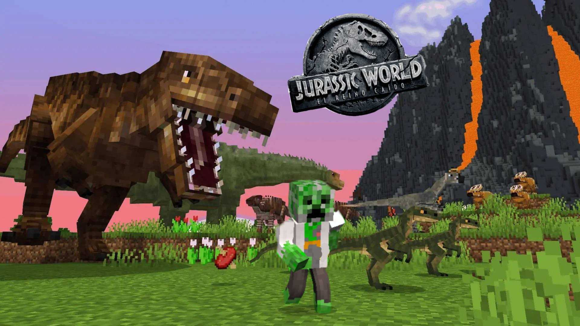 ПОХОД В ГОРОД С ДИНОЗАВРАМИ | Дино апокалипсис в майнкрафт #2