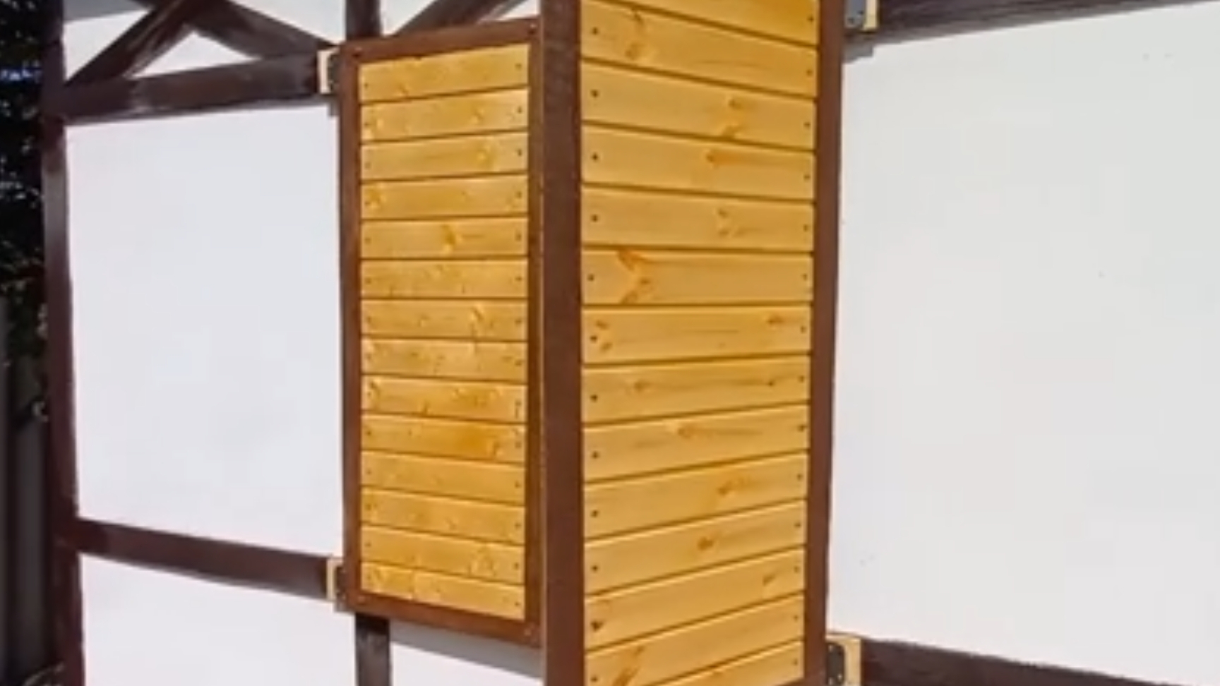 Деревянные ставни из старых досок своими руками.